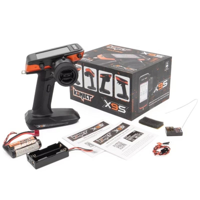 RADIO KONECT X9S AVEC RÉCEPTEUR 9 VOIES